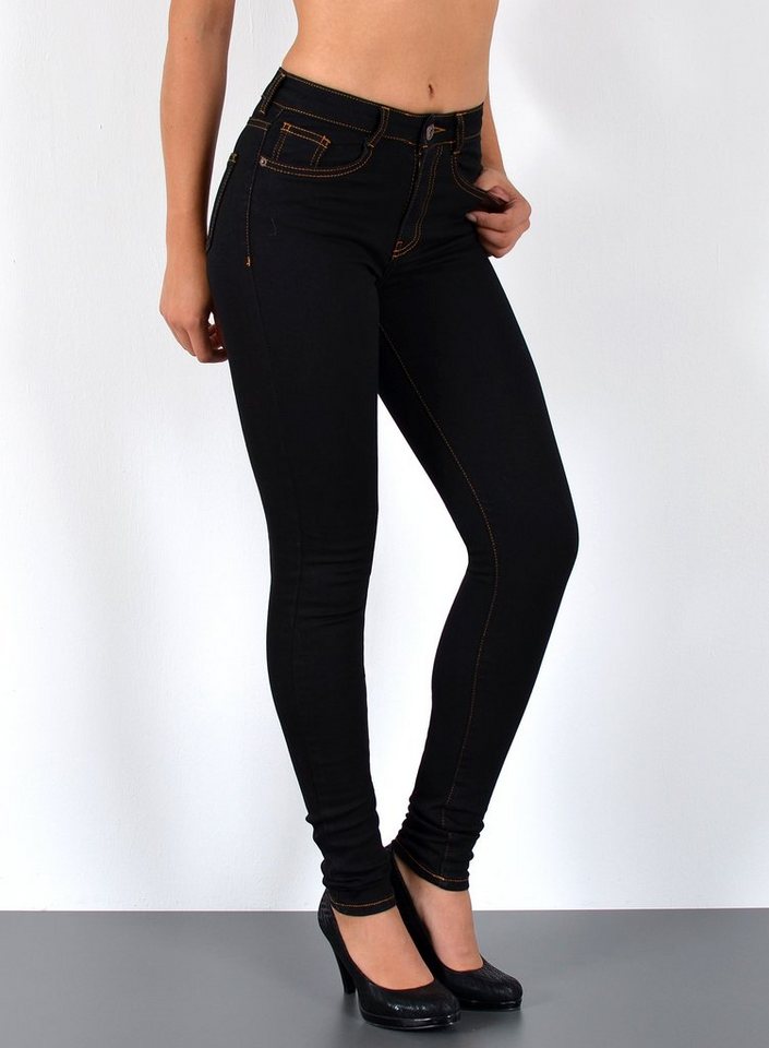 Esra Skinny Fit Jeans S300 Damen High Waist Skinny Jeans Bis Plussize